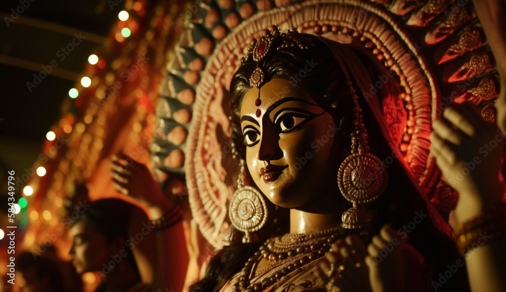 Navratri: The Nine-Night Festival Celebrating the Divine Feminine Stock ...