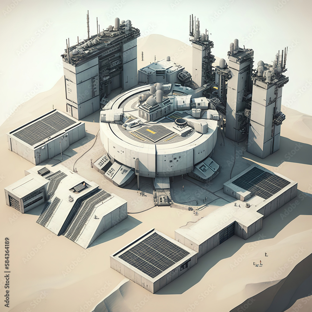 Futuristic Military Fortress