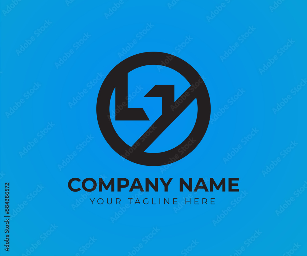 LY letter Type Logo Design vector Template. Abstract Letter LY logo ...