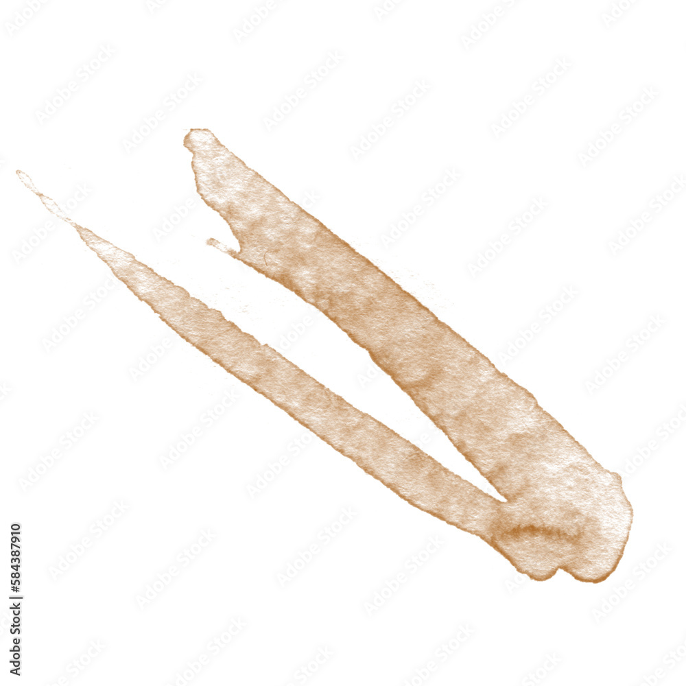 Coffee stains isolated on a transparent background. Royalty high ...