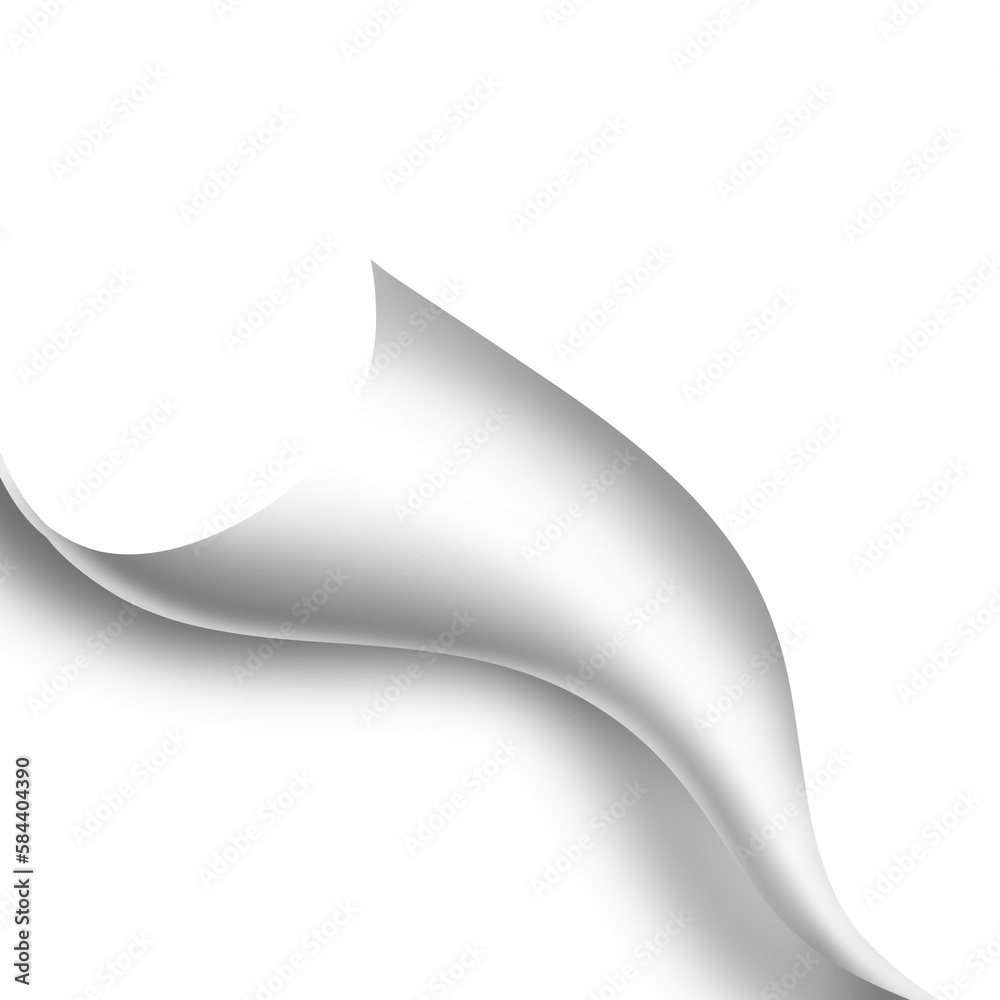 Silver page corner, page corner png, folded paper, bookmark clipart ...