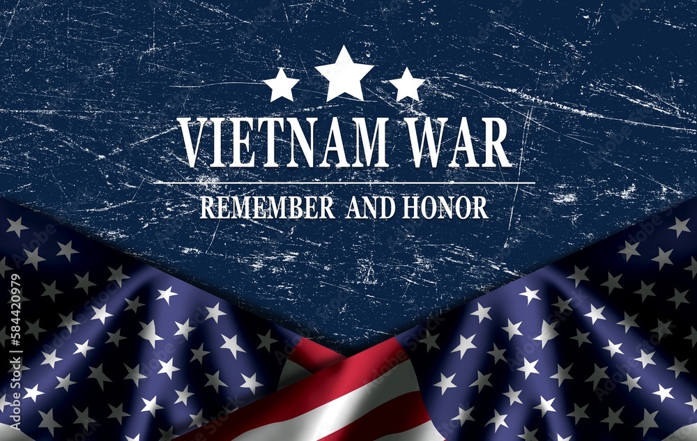National Vietnam War Veterans Day, usa flag Stock Photo | Adobe Stock