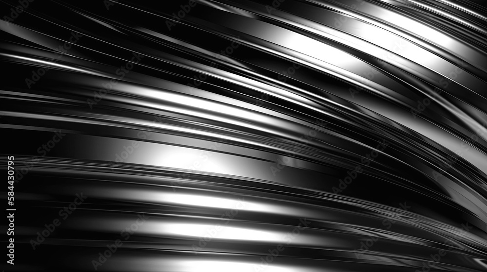 gradient silver background with grey metal texture. Generative AI ...