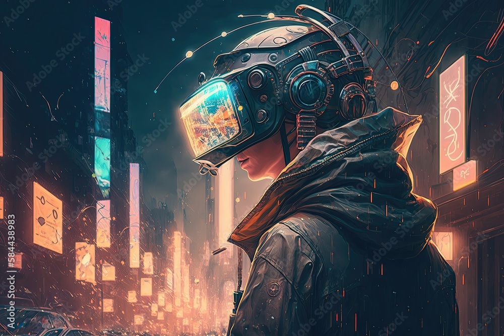 An immersive virtual reality gaming experience featuring a first-person ...