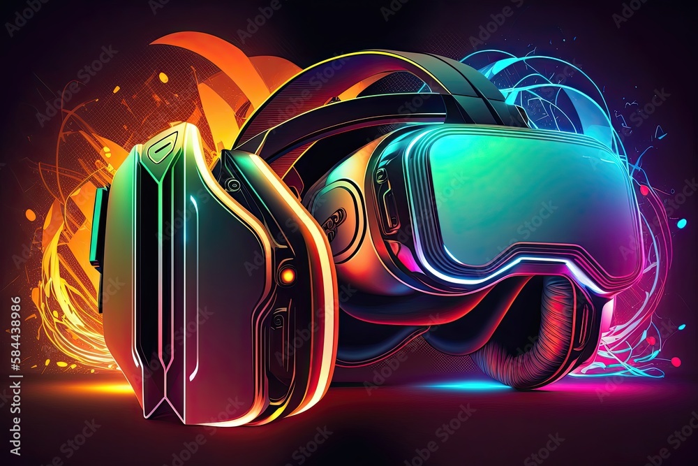 An immersive virtual reality gaming experience featuring a fantasy ...