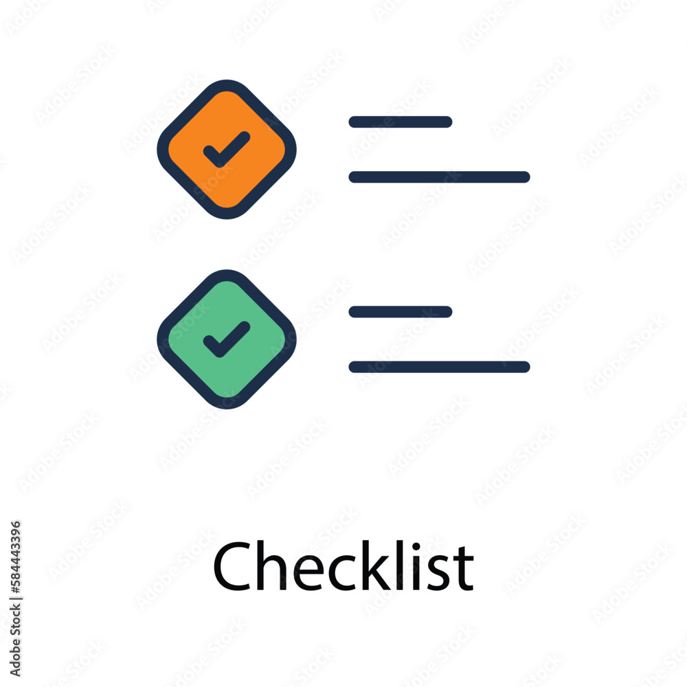 Checklist icon. Suitable for Web Page, Mobile App, UI, UX and GUI ...