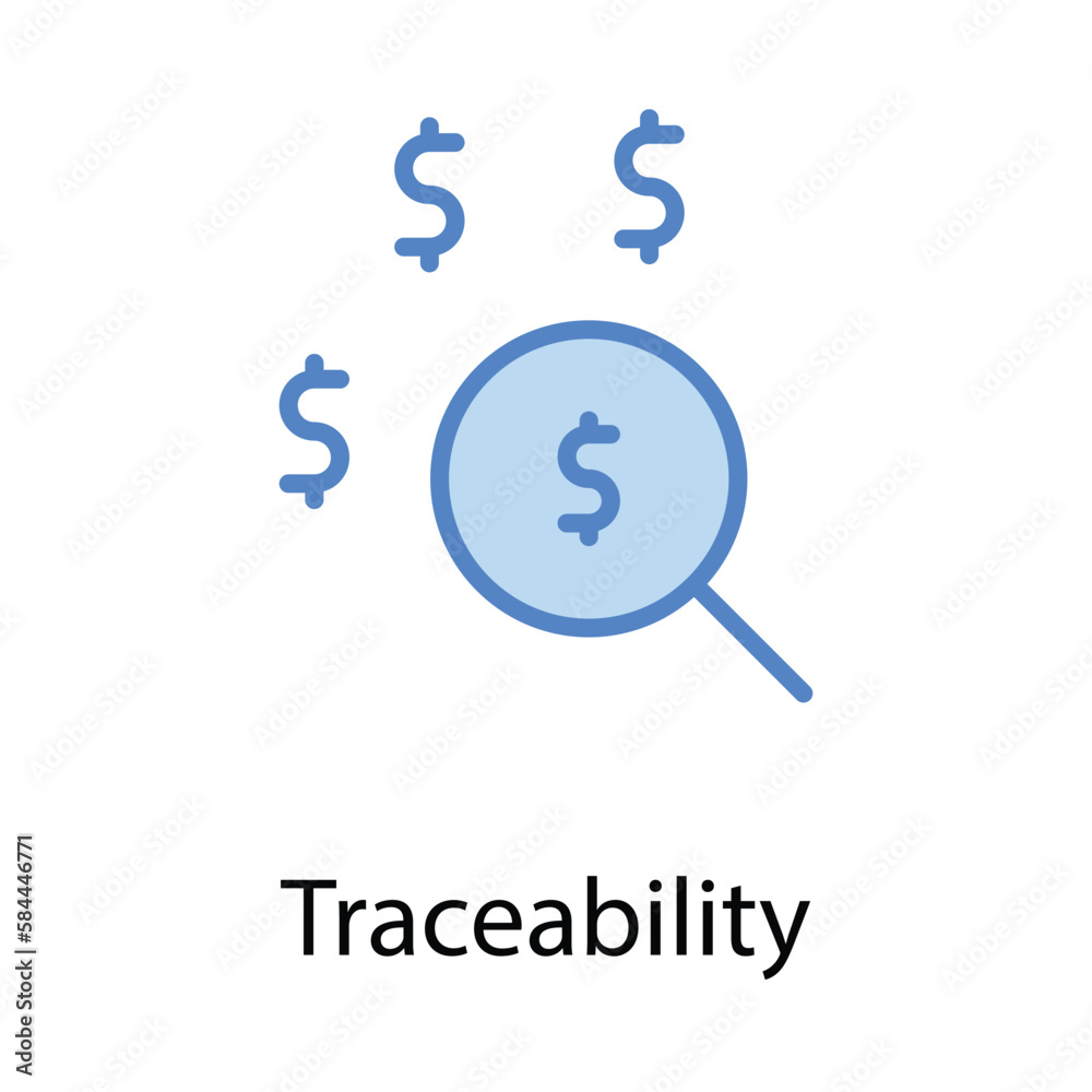 Traceability icon. Suitable for Web Page, Mobile App, UI, UX and GUI ...
