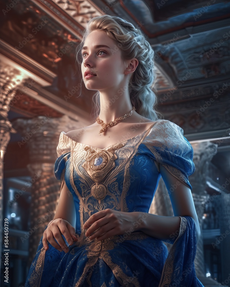 The Vivid 8K Female Rococo Supergirl Woman: A Delicate and Muscular ...