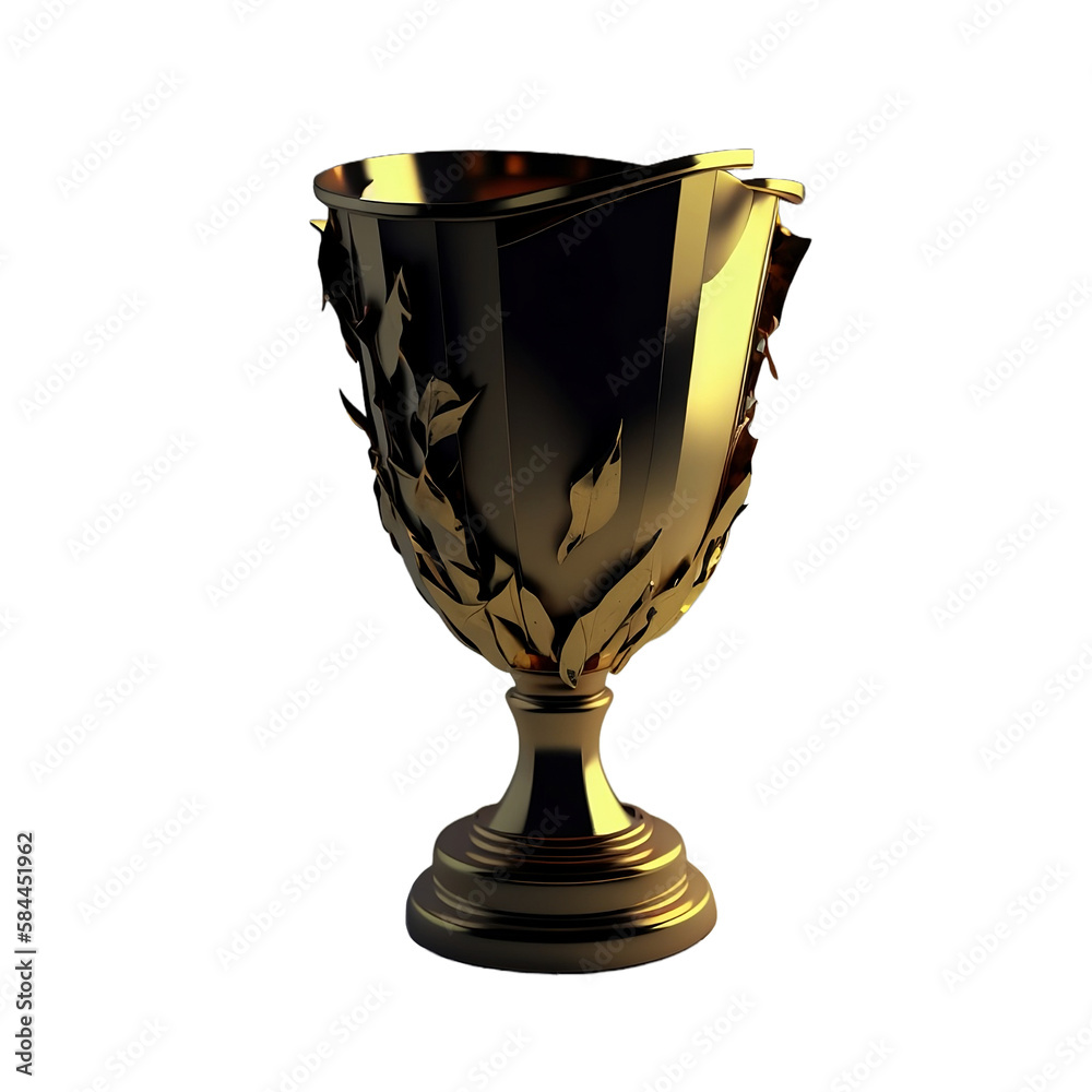 Sports cup on transparent background. PNG, ai Stock Illustration ...