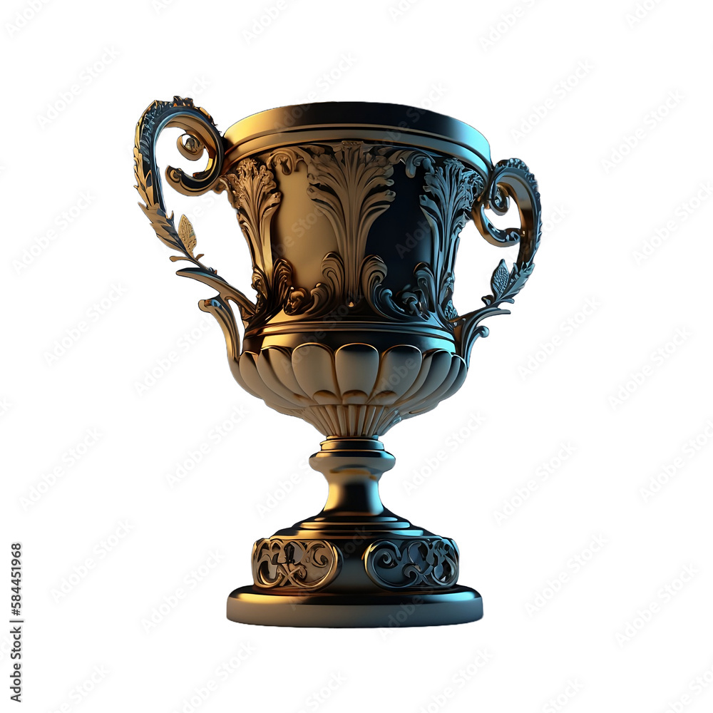 Sports cup on transparent background. PNG, ai Stock Illustration ...