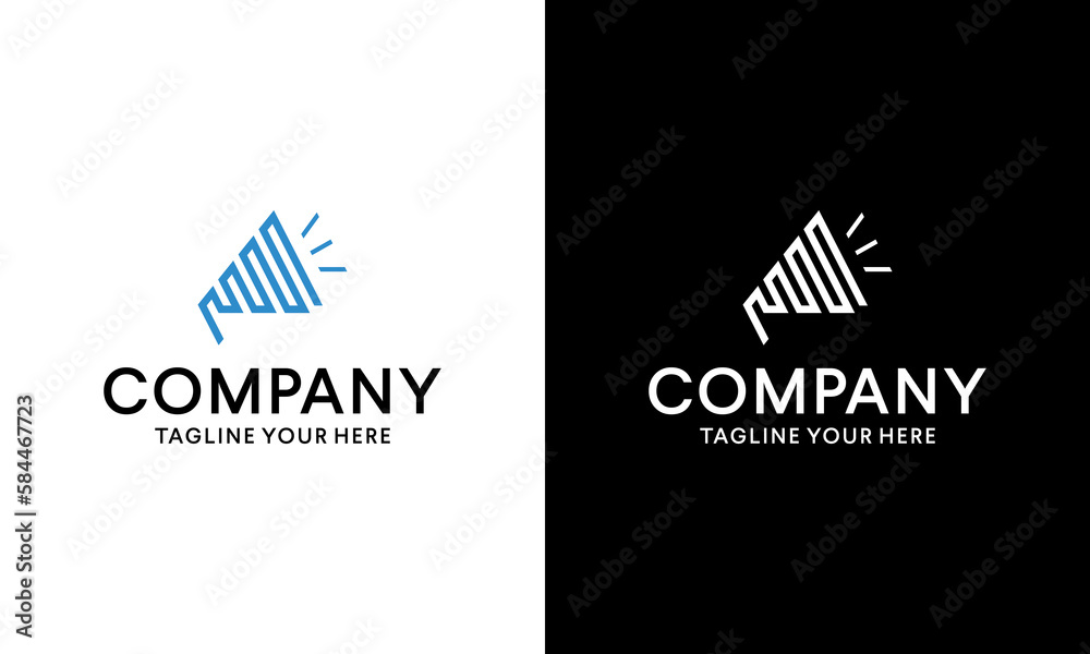 toa speaker logo design inspiration logo on a black and white ...