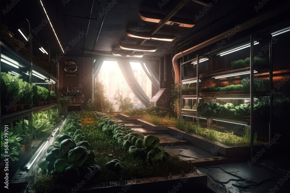 Revolutionizing Farming: A Render of Artificial Planting and ...