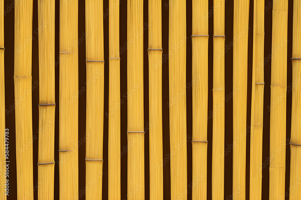 Textura de parede de bambu natural Stock Illustration | Adobe Stock