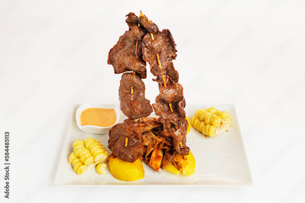anticucho is a type of skewer of Peruvian origin, which is also popular ...