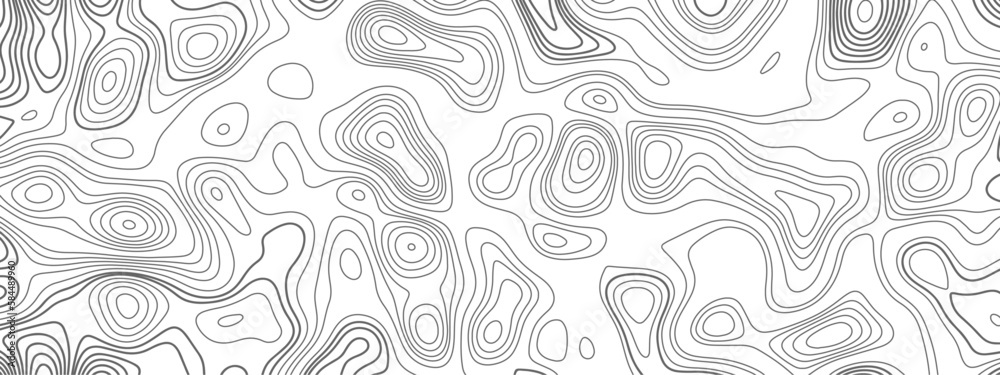 Topographic map background geographic line map with elevation ...