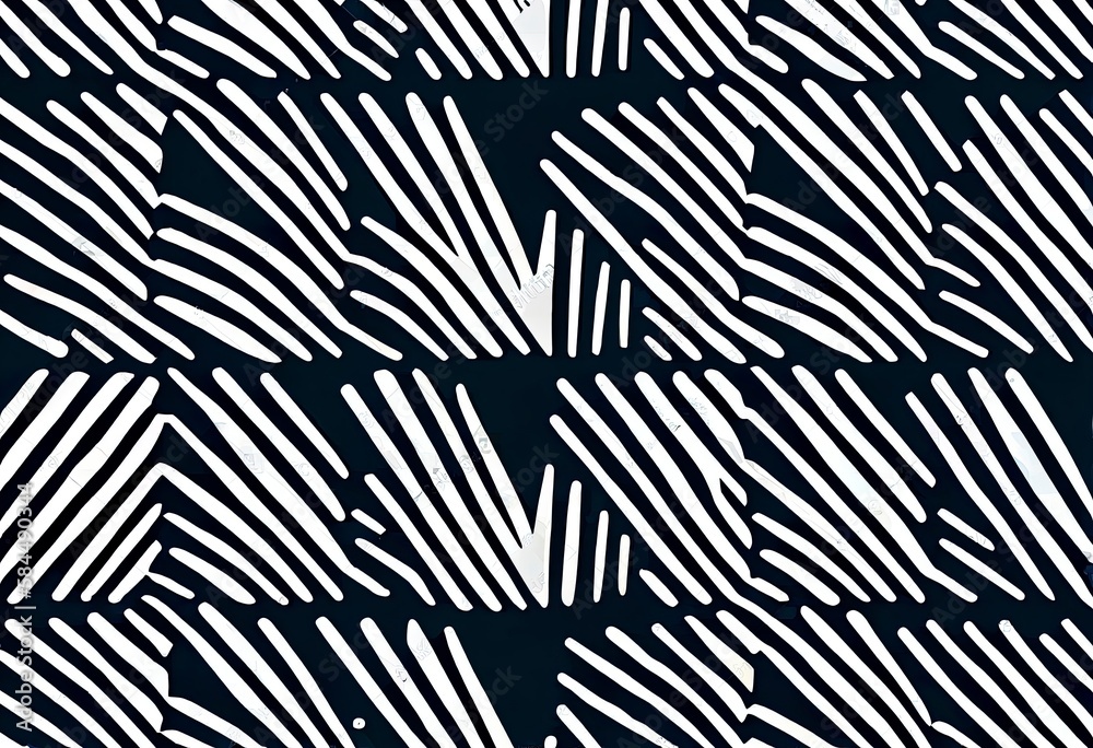 Black and white pattern background with hash marks. AI Generative Art ...