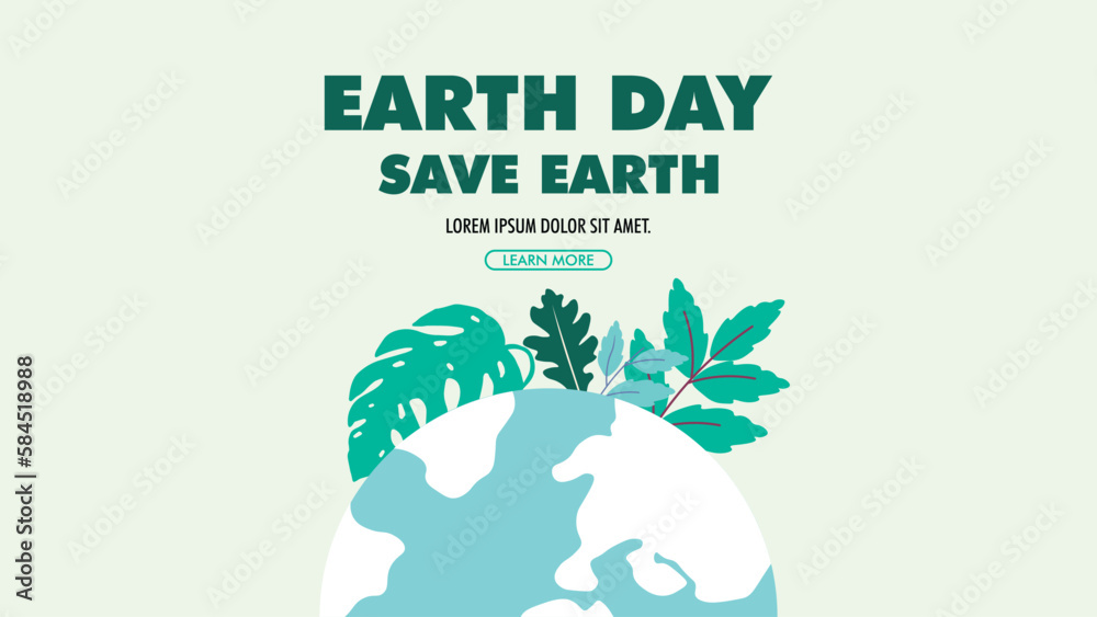 go green reduce, reuse, recycle design banner background, go green banner, earth day. recycling ...