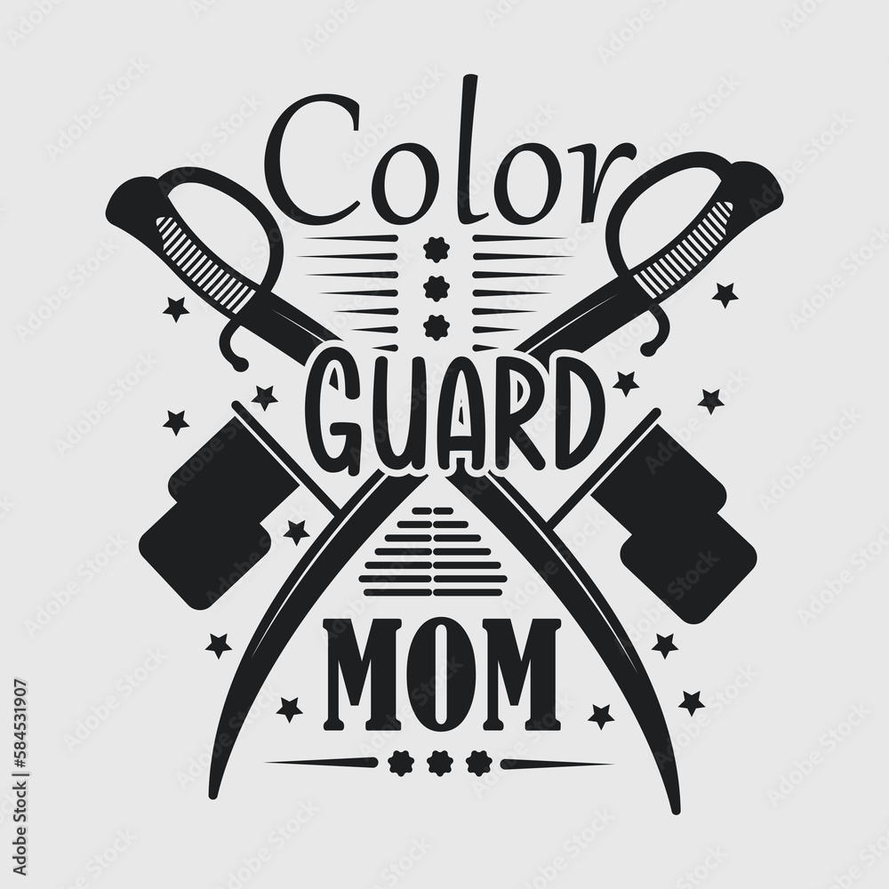 Color Guard SVG Cut File, Live Love Color Guard Svg, I'm With The Guard ...