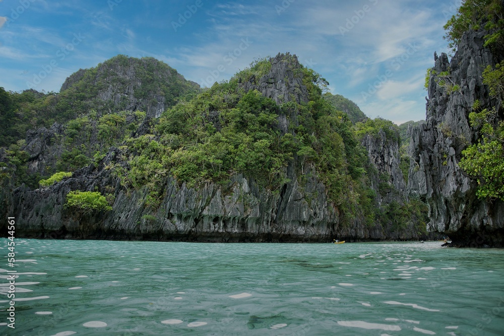 Majestic rocks in El Nido, Palawan in the Philippines that are ...