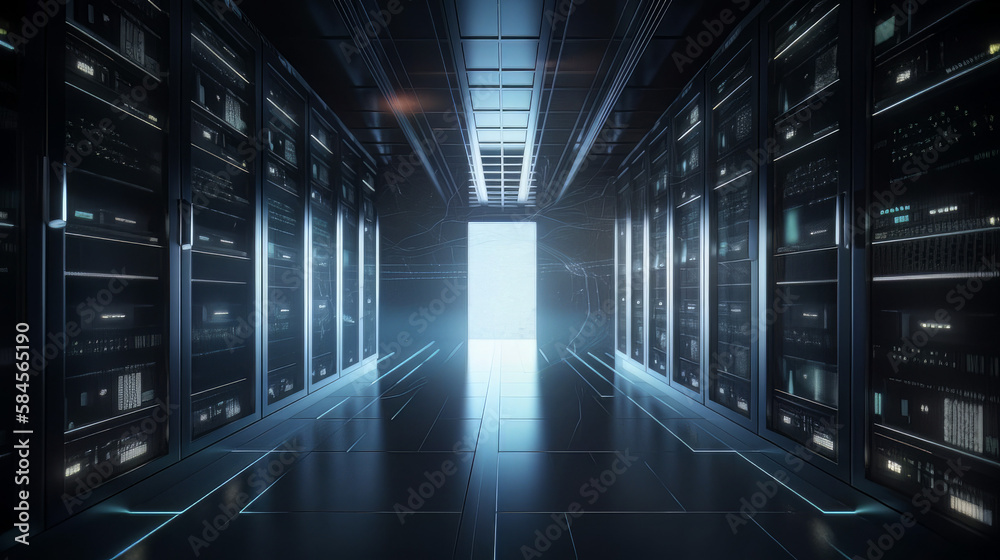 This concept combines AI chips and new technology with big data and ...
