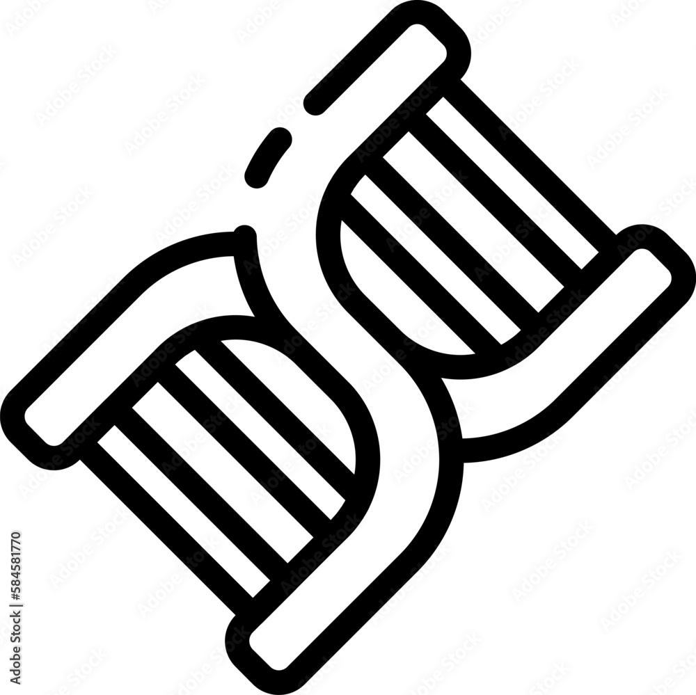 The DNA icon, symbolizing the genetic blueprint of living organisms ...