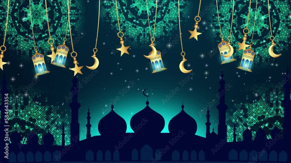 Ramadan Kareem Background And Eid Mubarak Background.Eid Mubarak ...