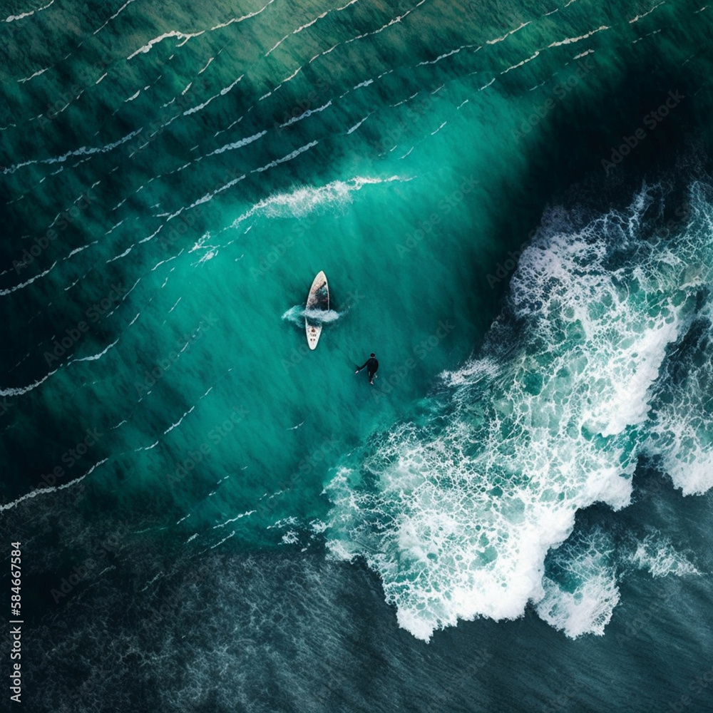 "Blue water sea" usually refers to the deep, open ocean water that ...