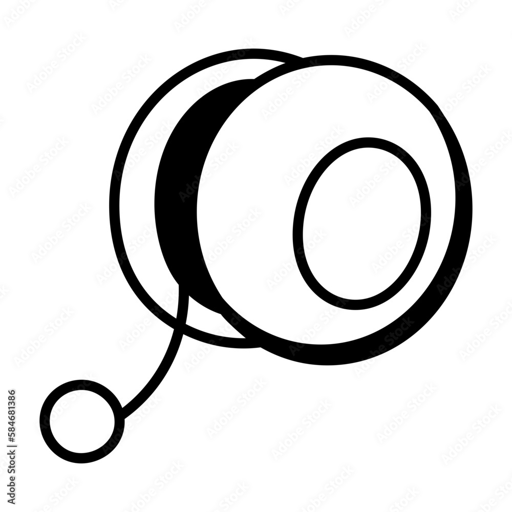 Yoyo Toy Stock Vector | Adobe Stock
