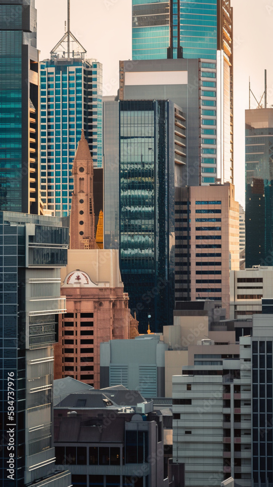 Skyscraper Image also called Tall buildings, High-rise buildings, Urban ...