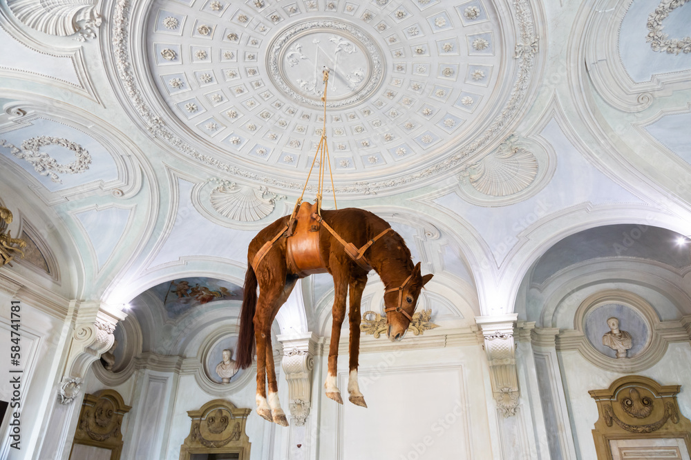 Rivoli, Italy - Maurizio Cattelan provocative contemporary art ...