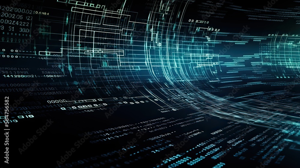 Programming code abstract technology background of software developer ...