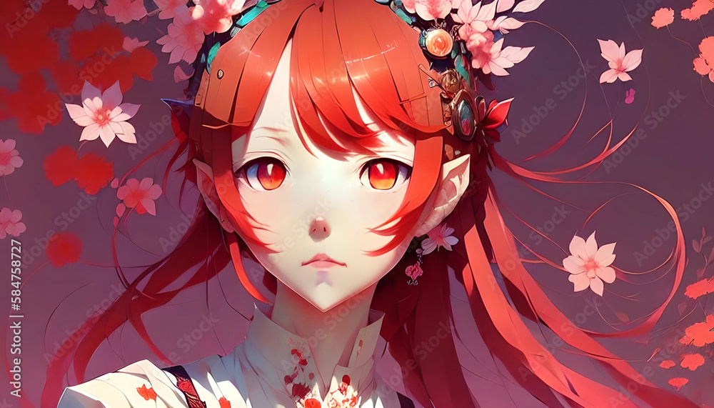 Anime Fall Girl