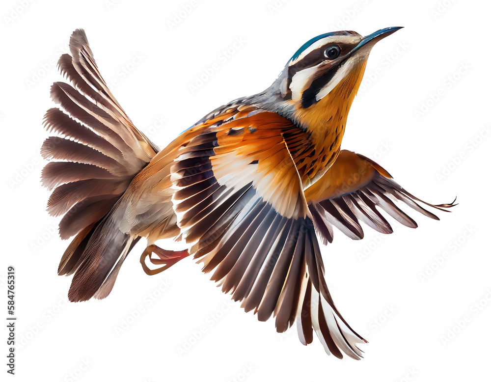 bird of paradise on a transparent background. for decorating projects ...