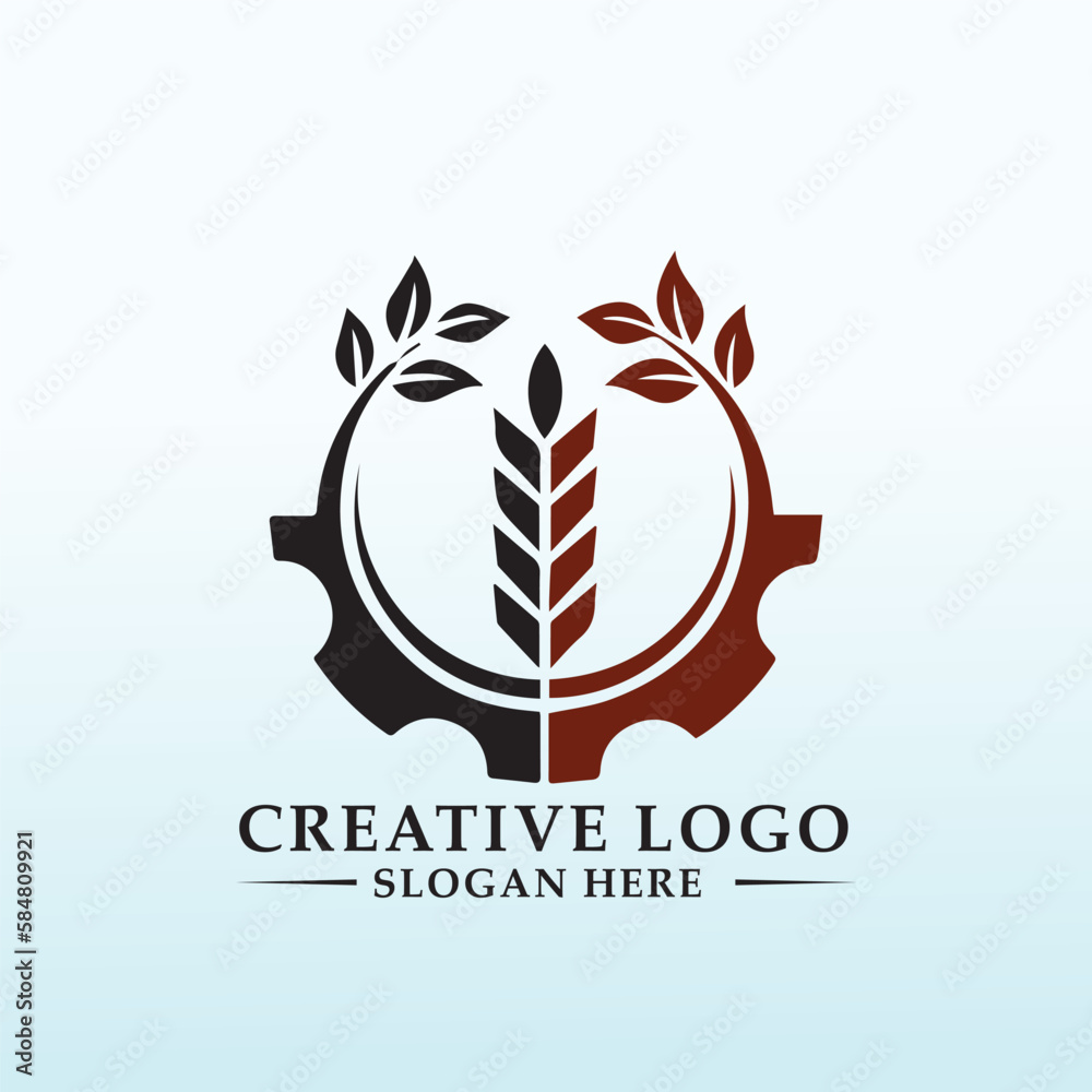 design a new logo for our farm maintain Stock Vector | Adobe Stock