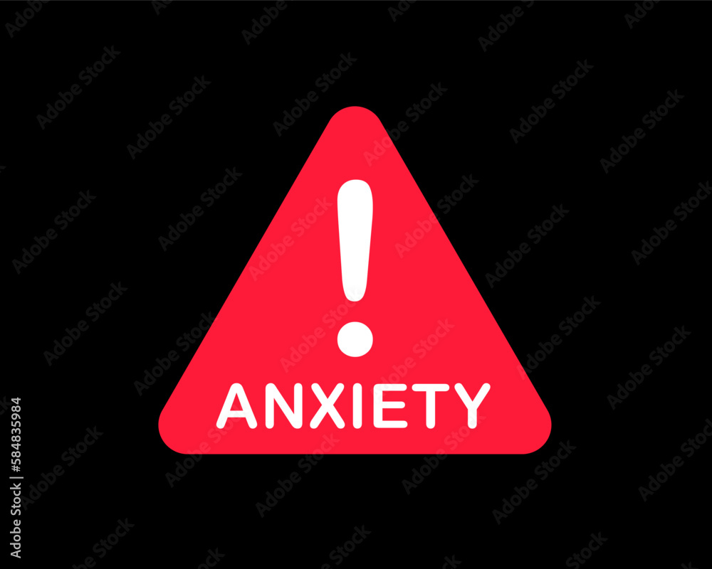 Anxiety - mental disorder and illness causing fear, stress and dread ...