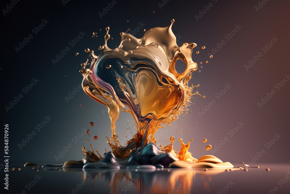 Explosive 8K Octane Rendering: Insanely Detailed Abstract Image with ...