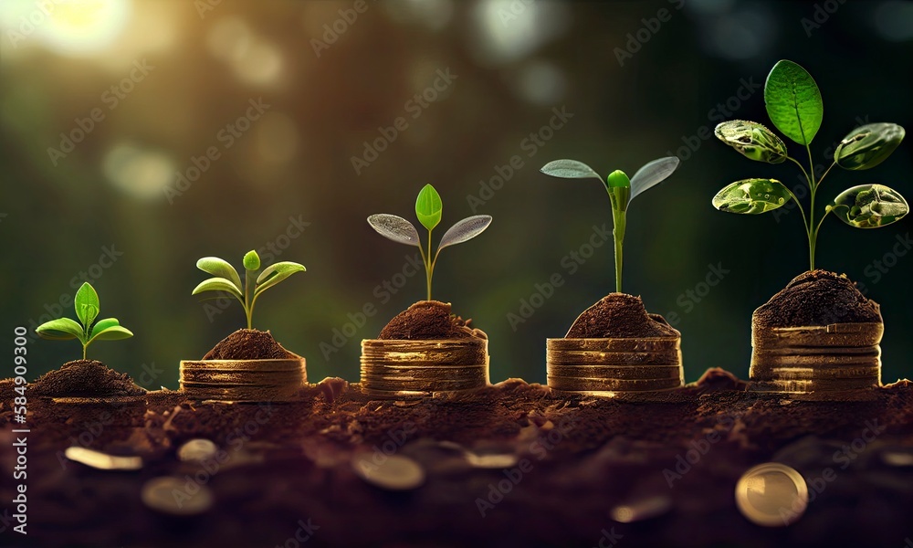 Planting the seeds of success, the journey of business growth, money ...