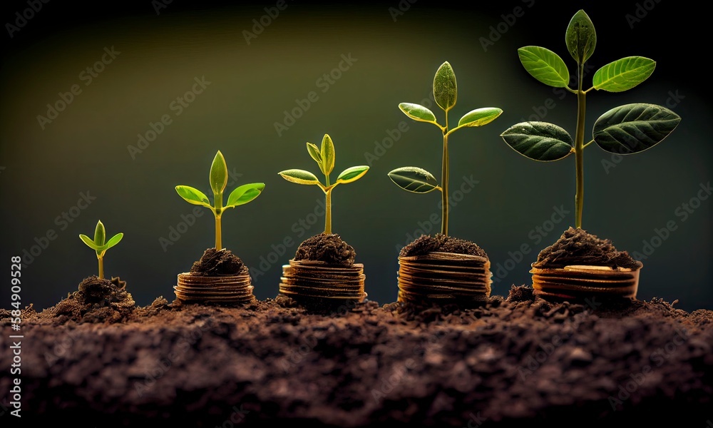 Planting the seeds of success, the journey of business growth, money ...