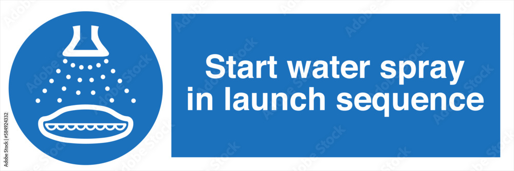 Safety Sign Marking Label Symbol Pictogram Standards Mandatory Start ...