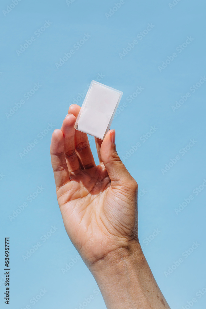 Hand Holding Product Stock Photo | Adobe Stock