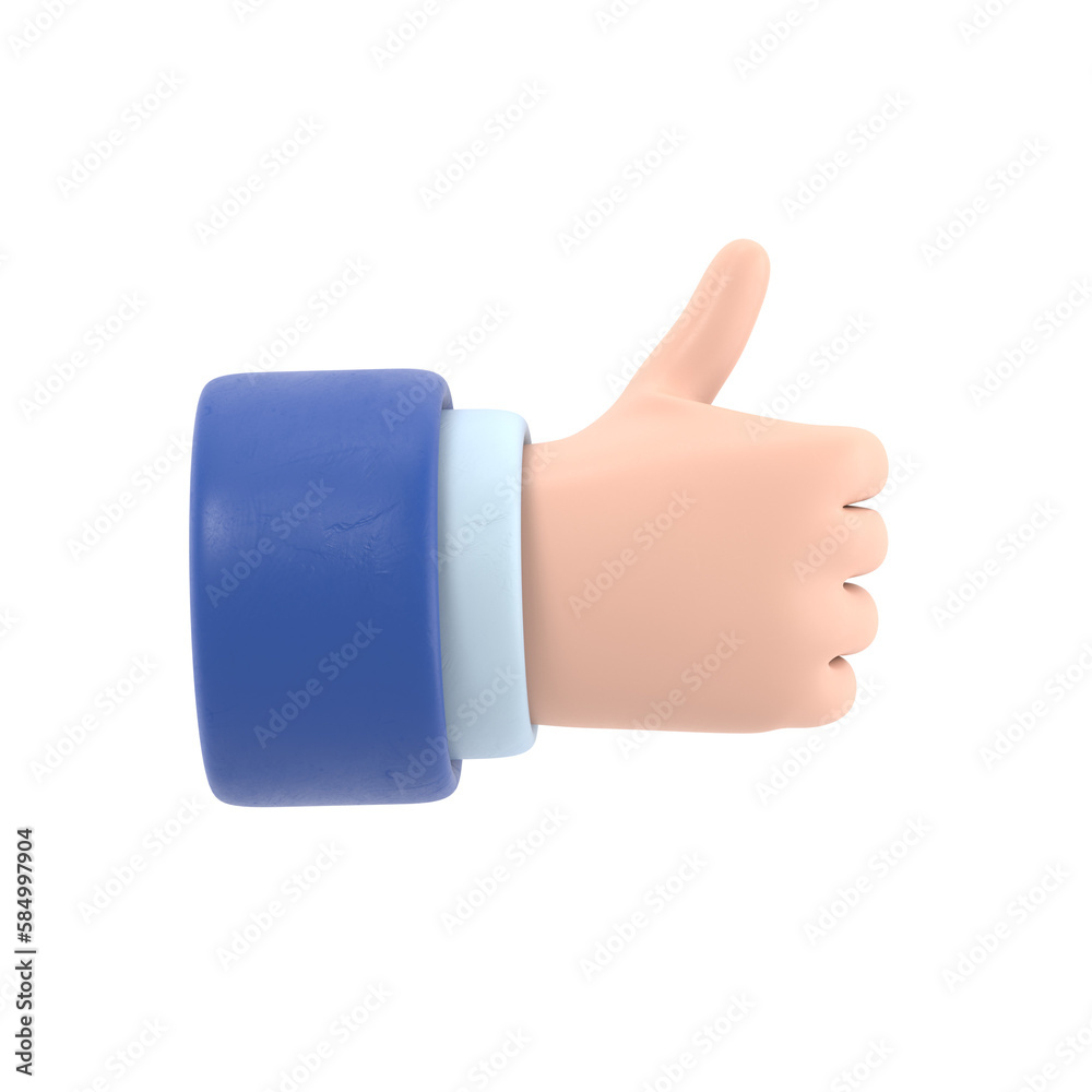 Transparent Backgrounds Mock-up. businessman hand shows thumb up ...