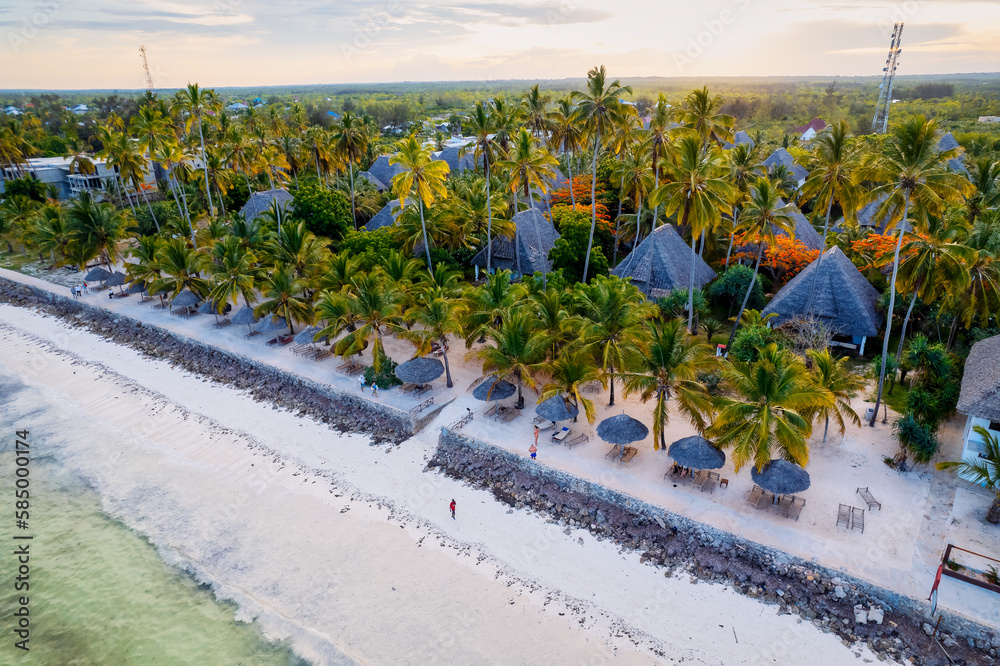 Experience the tranquility and beauty of Zanzibar Beach, where crystal ...