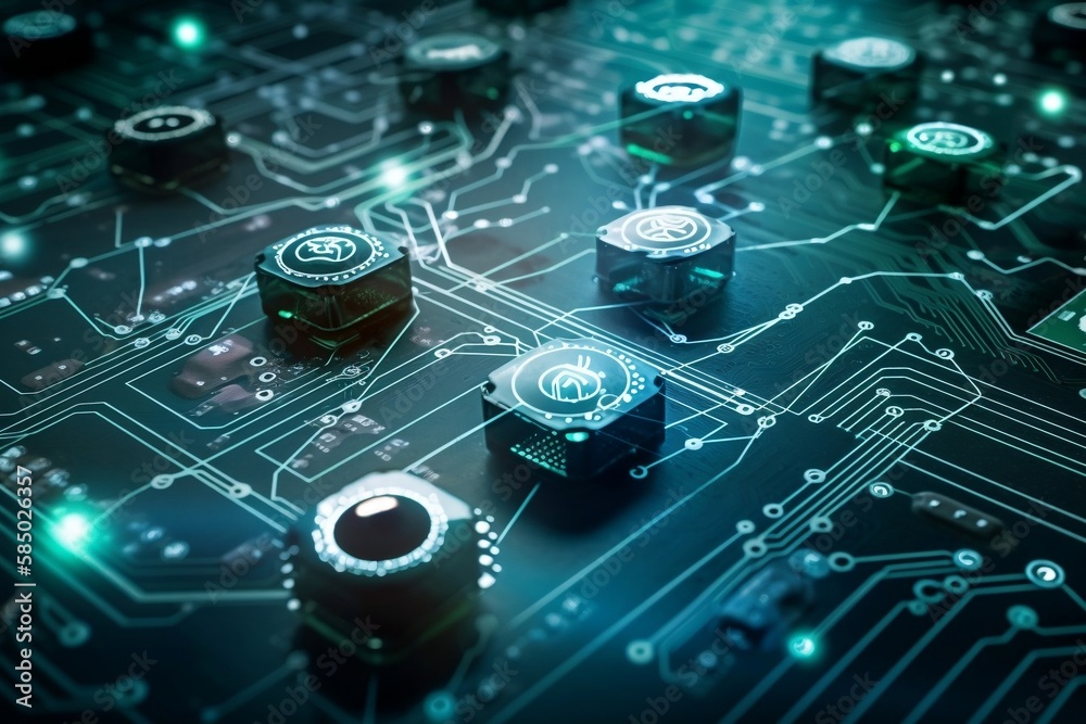 ภาพประกอบสต็อก Internet of things (IoT) with devices and connectivity ...