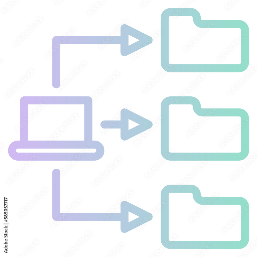 folder structure Stock Vector | Adobe Stock
