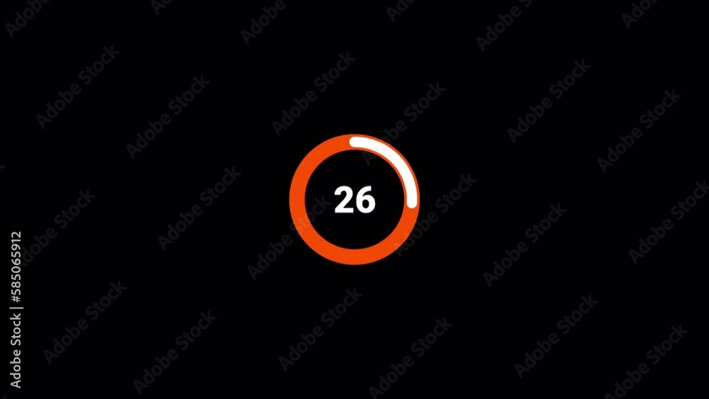 Infographic circle progress animation, Loading circle progress ...