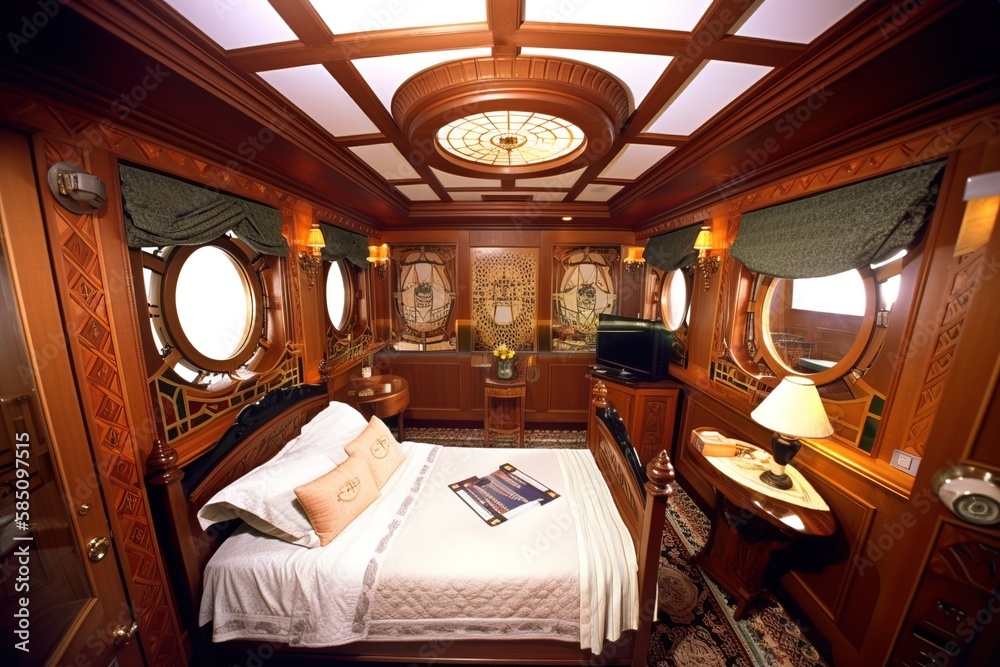 luxuary boat cruise titanic inspired room bedroom, idea inspirational ...