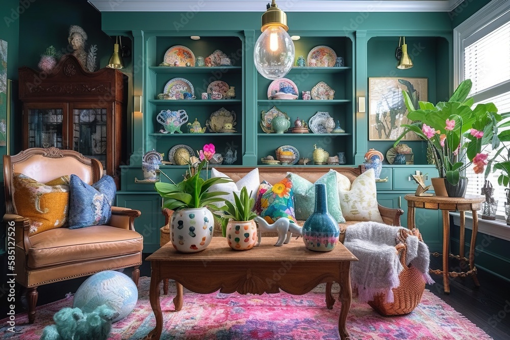 Embrace the organized chaos of Cluttercore with AI generative decor ...