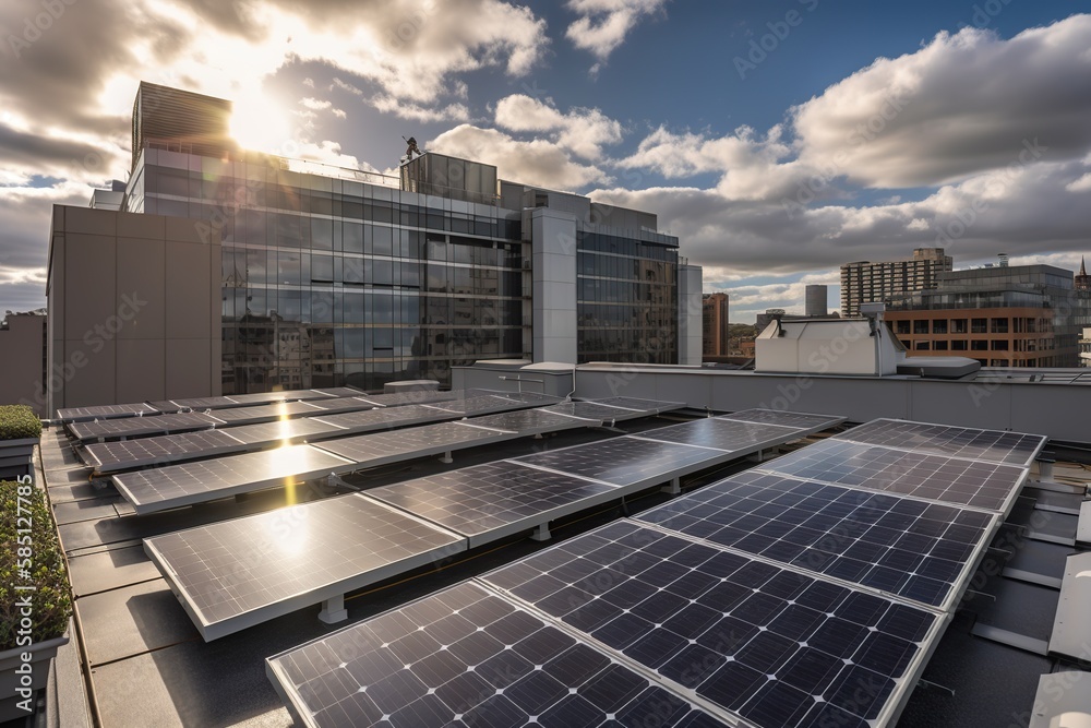 Using solar panels to reduce a buildings carbon footprint and benefits ...