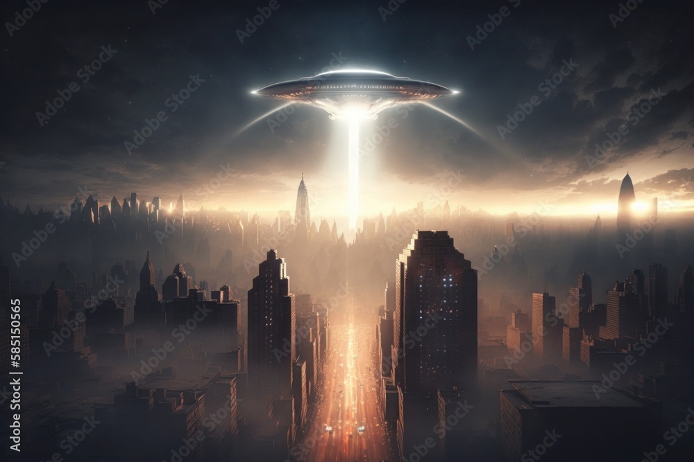 Experience the thrill of an alien encounter with this stunning photo of ...