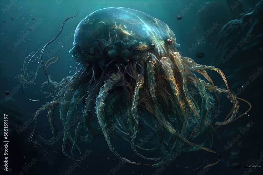 A world where the oceans are filled with strange and terrifying ...